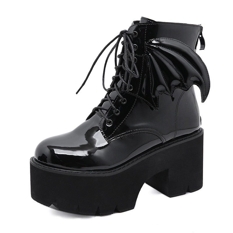 botas góticas negras – Castle Gothic Mexico