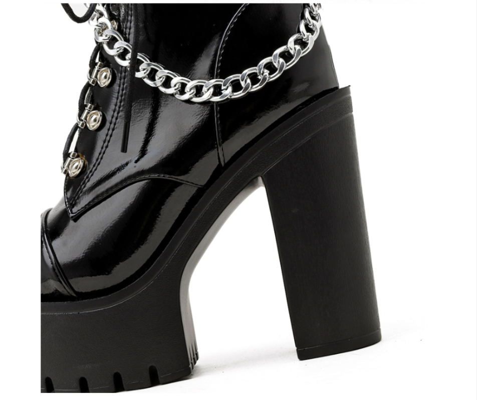 botas góticas negras – Castle Gothic Mexico